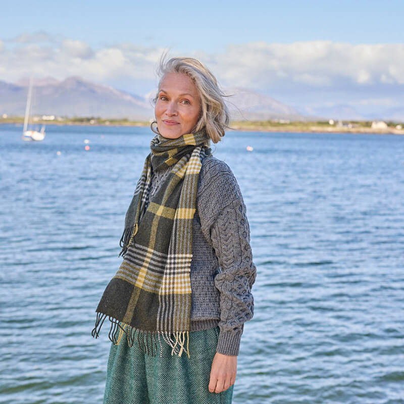 Womens Foxford Michael Collins Scarf at The Irish Store