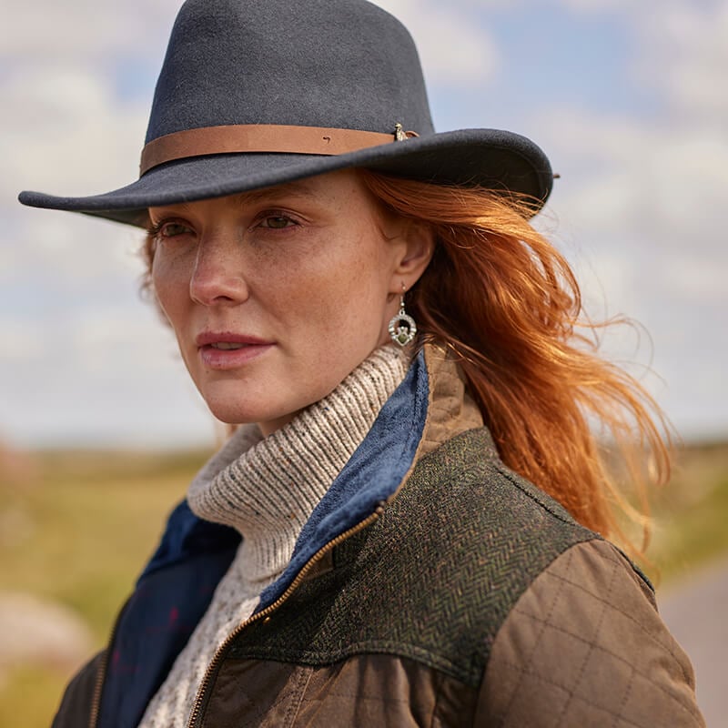 The Womens Boston Felt Hat at The Irish Store