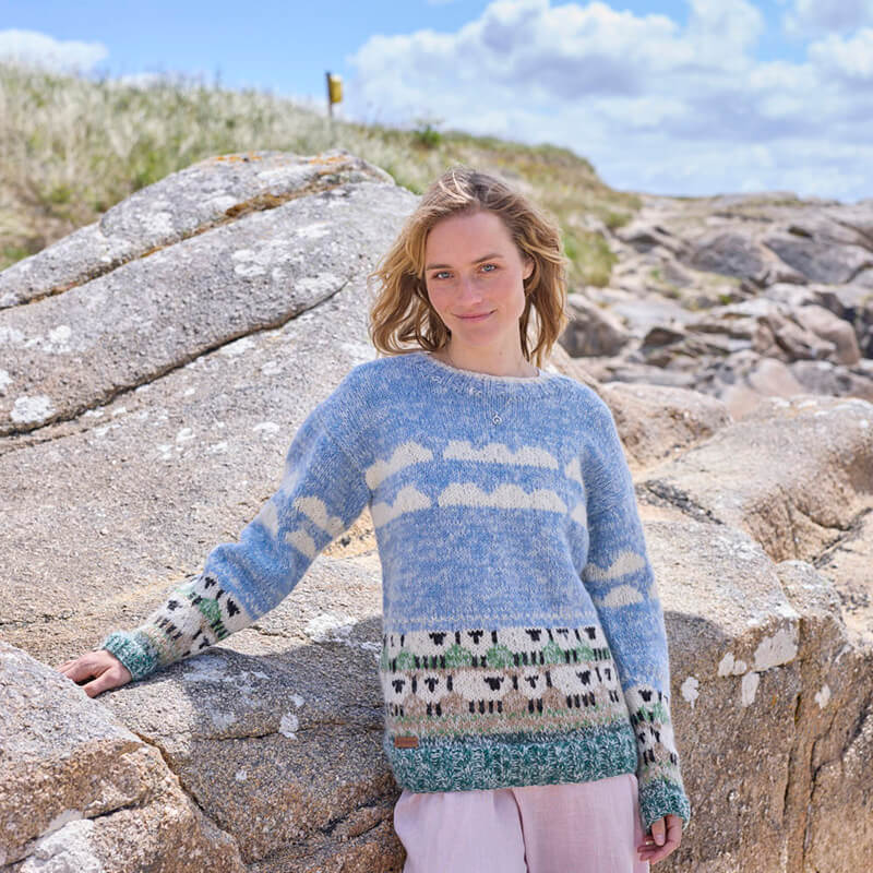 Womens Mohair Sheep Sweater at The Irish Store